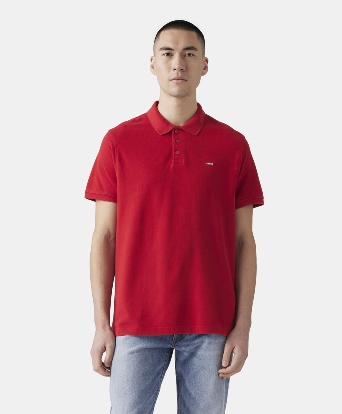 Renueva tu look con camisa polo roja de moda de hombre - Levi’s® México